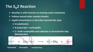 Nucleophilic substitutions reactions | PPTX
