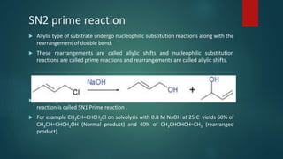 Nucleophilic substitutions reactions | PPT