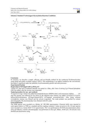 Nucleoside analogues synthesis using natural phosphate doped with i2 ...