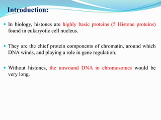 Nucleosome and histones | PPTX