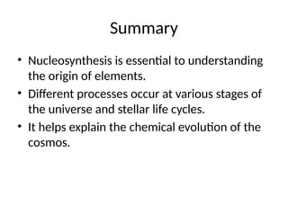 Nucleosynthesis_Presentation.pptx-short ppt | PPTX