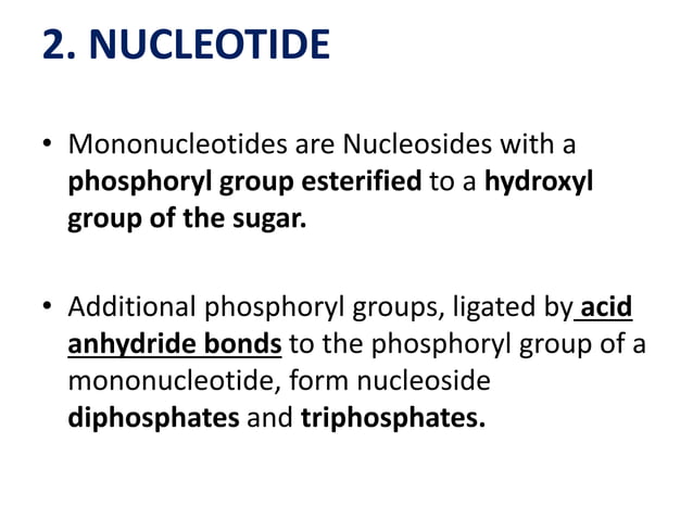 Nucleotide Chemistry - Basics | PPT