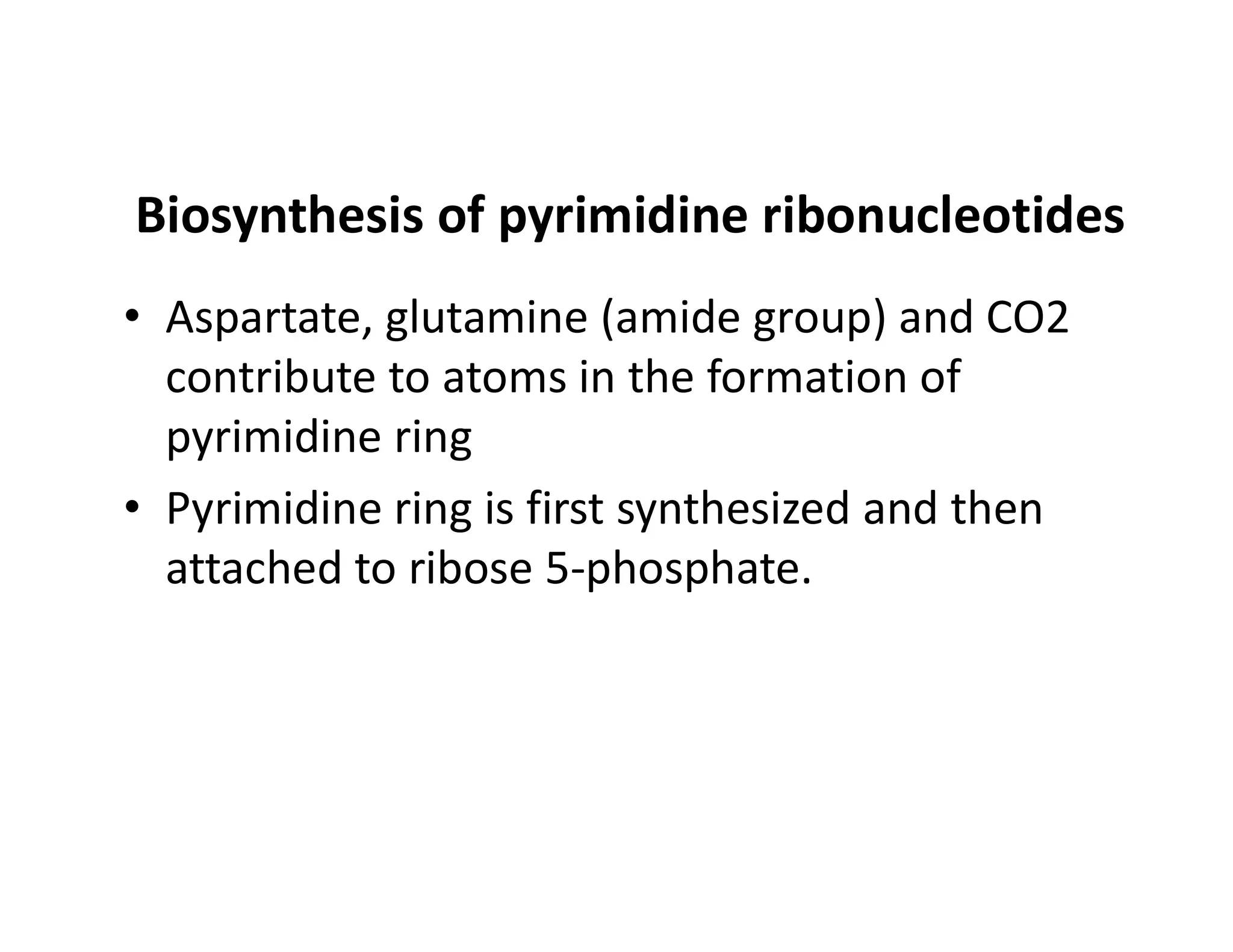 Biosynthesis of Purine and Pyrimidine Nucleotides | PDF
