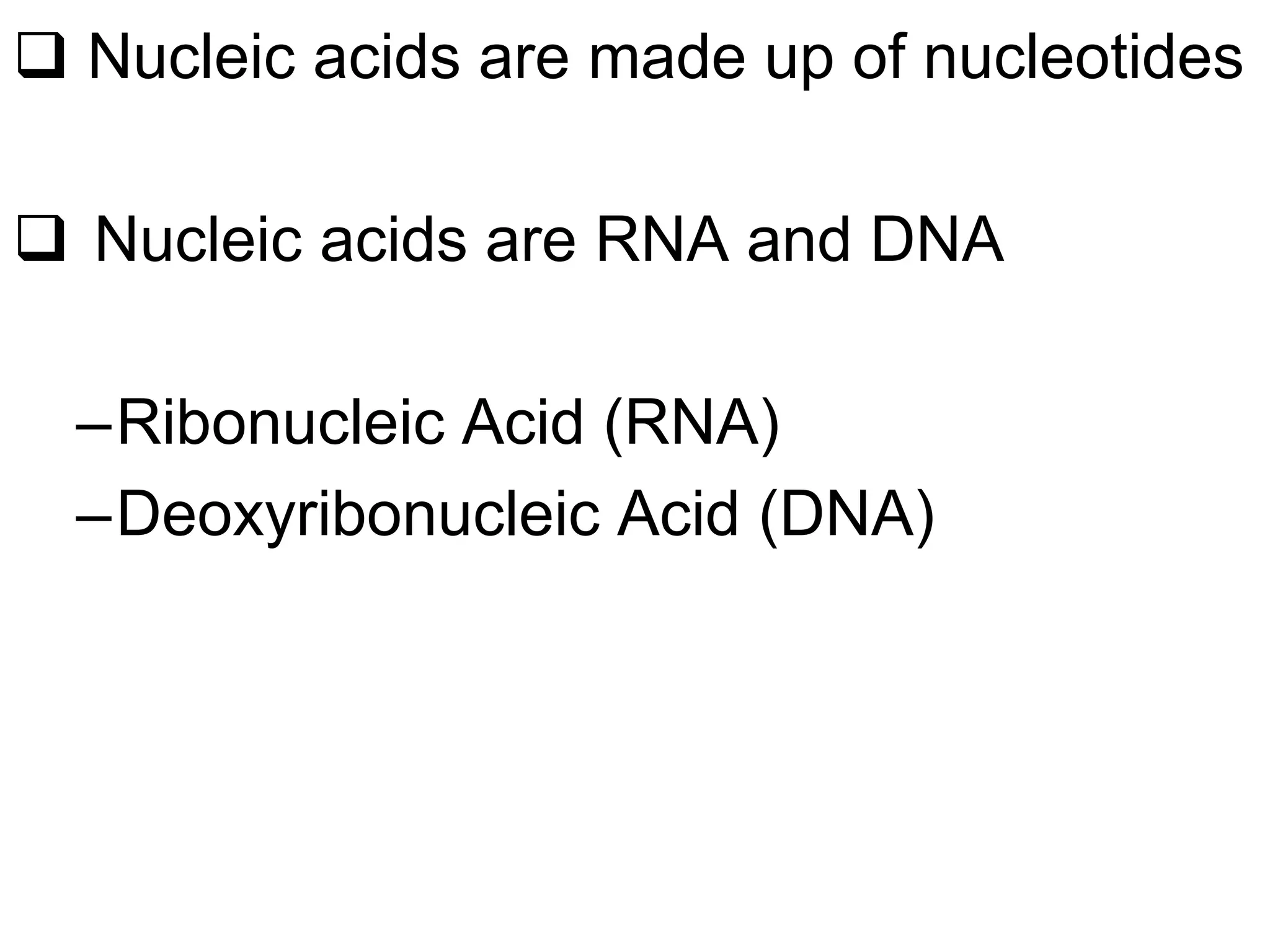Nucletides and Nucleic acids.ppt