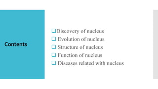Nucleus | PPT