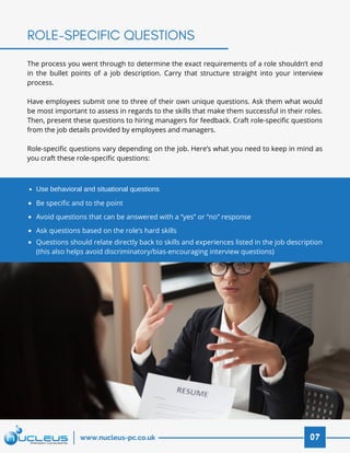 Nucleus creating a structured interview proccess | PDF