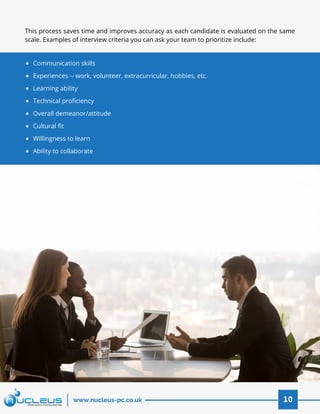 Nucleus - Creating a structured interview process | PDF