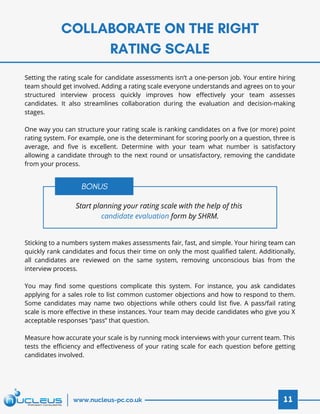 Nucleus - Creating a structured interview process | PDF