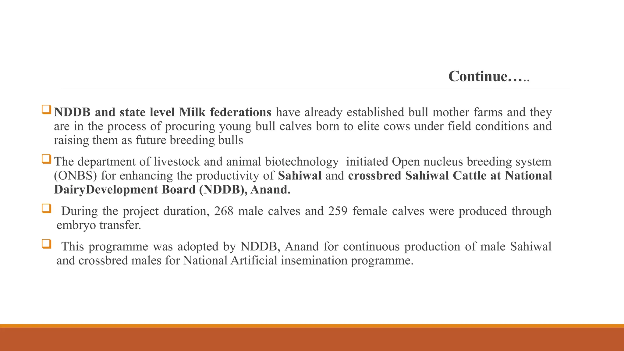 Nucleus breeding system in livestocks in india | PPTX | Agriculture ...