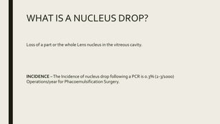 Nucleus drop | PPTX