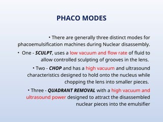 Nucleus management during phaco surgery.ppt