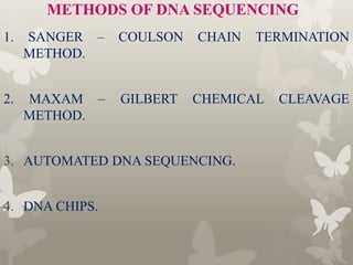 Nuclic acd sequencing by kk sahu | PPT