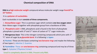 Nucleic acid dna | PPTX