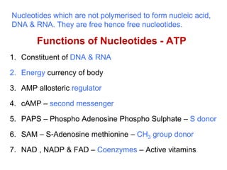 NUCLEIC ACID METABOLISM AND DISORDERS CBME 6.1-6.4 DJT 22.pptx