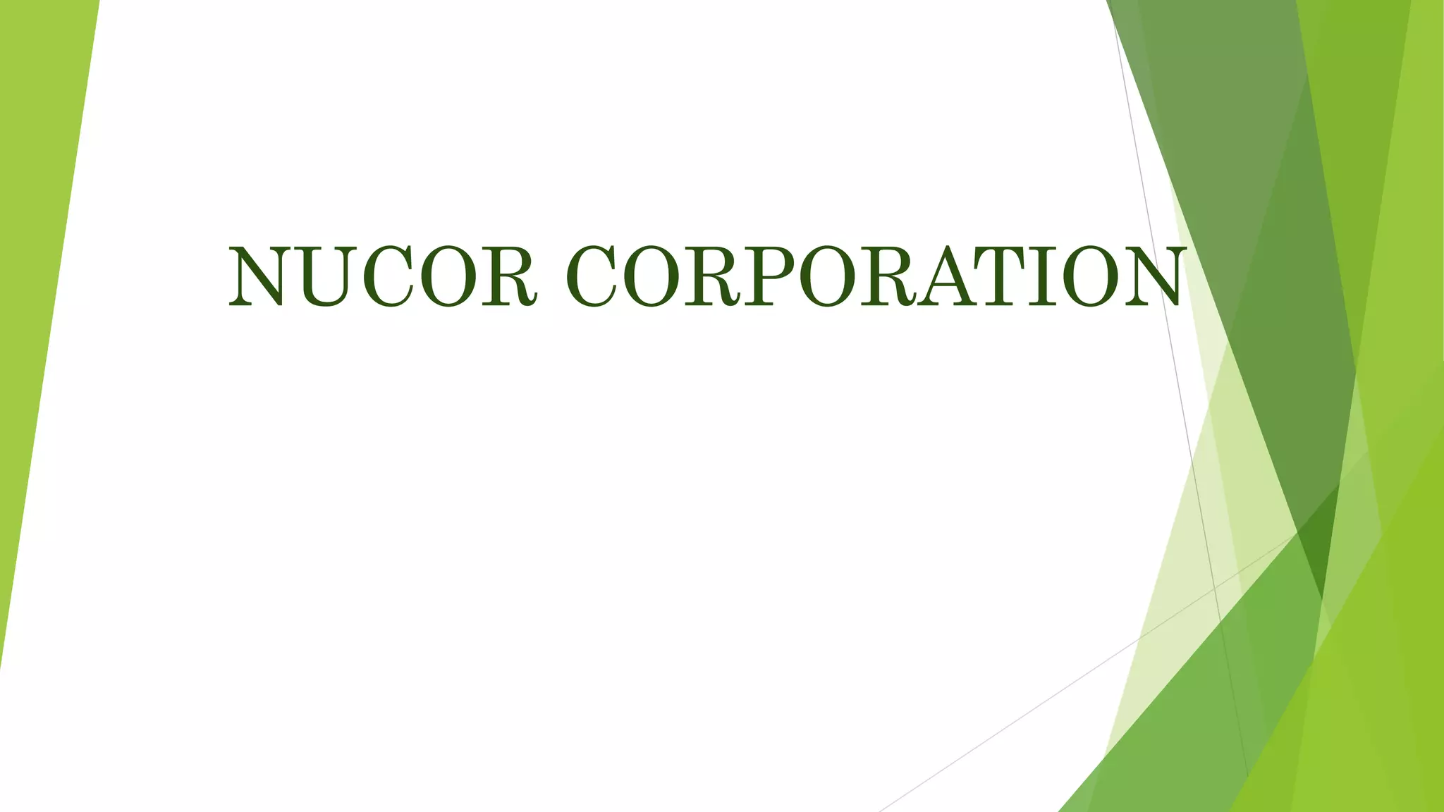 Nu cor corporation | PPT