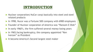 Nu cor corporation | PPT
