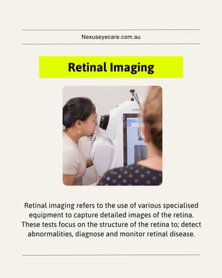 Retinal and Macular Diseases: Know Your Choices | PDF