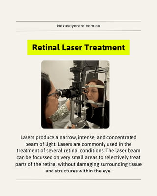 Retinal and Macular Diseases: Know Your Choices | PDF