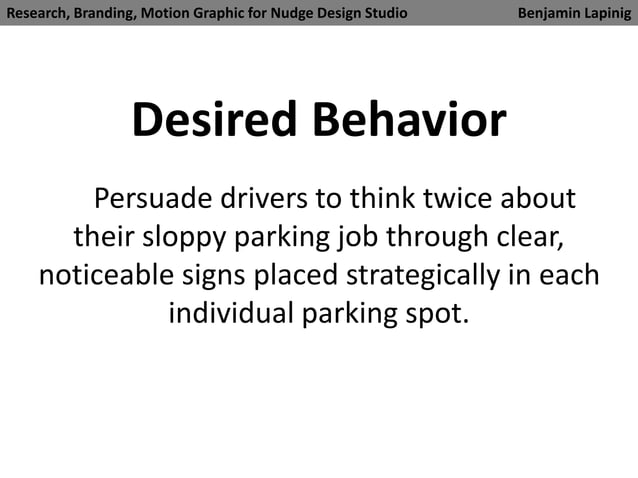 Nudge Design | PPT