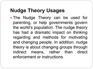 Nudge theory | PPTX