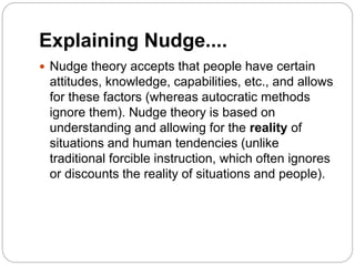 Nudge theory | PPTX