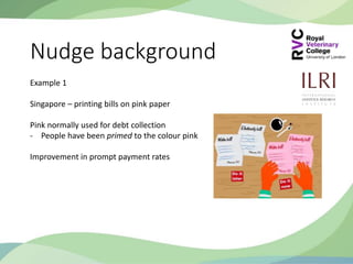 Exploring behavioural economics: Using 'nudge theory' to improve the ...