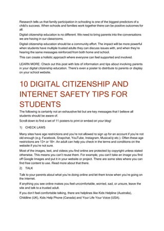 Keeping Students Safe Online - NuEduSec | PDF