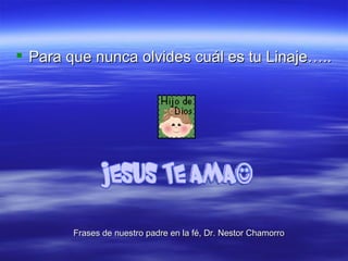 Nuestra Herencia espiritual | PPT