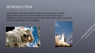 Space Research and Exploration. | PPT