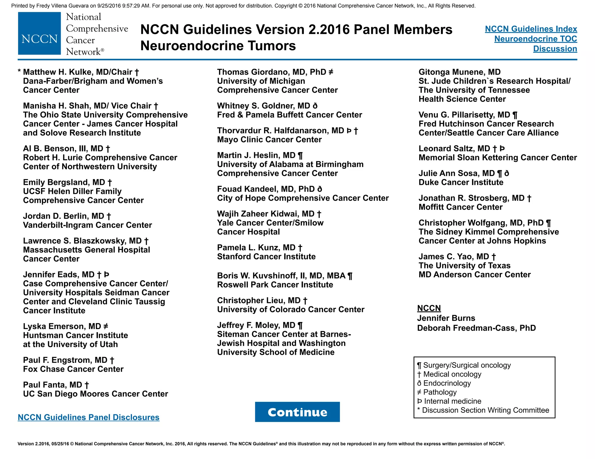 Tumores neuroendocrinos NCCN | PDF