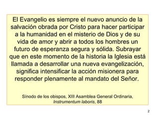 Nueva evangelizacion | PPT