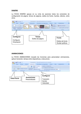 Nueva interfaz gráfica de powerpoint | DOCX