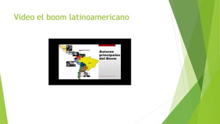 unidad didáctica el boom latinoamericano | PPTX