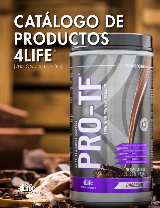 Nuevo catalago de productos 4life