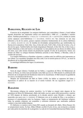 Nuevo diccionario de religiones | PDF