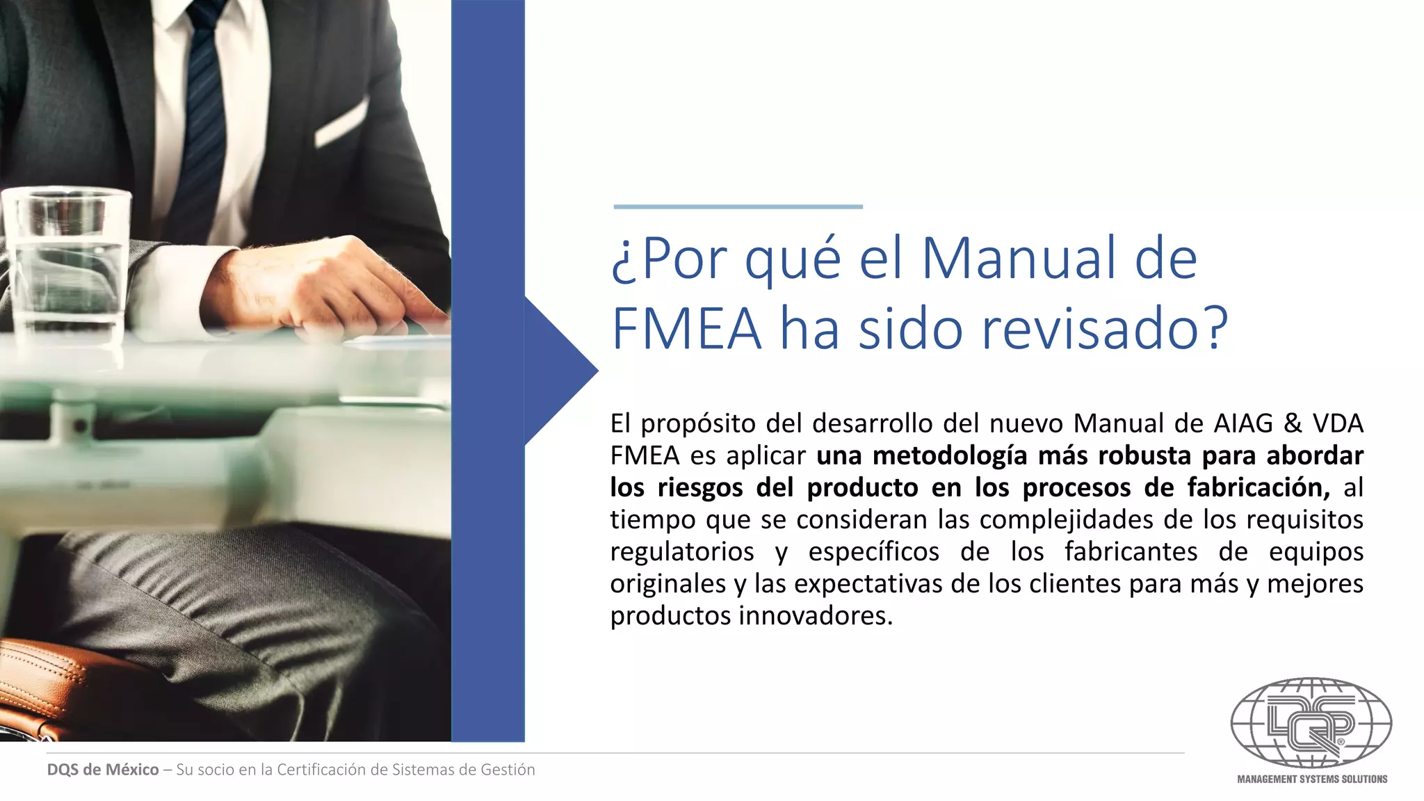 El Nuevo Manual AIAG & VDA FMEA: Principales cambios | PPT