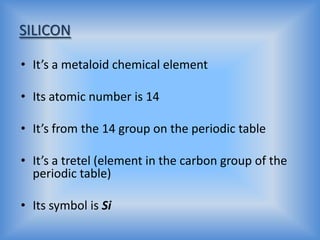 Silicon | PPTX