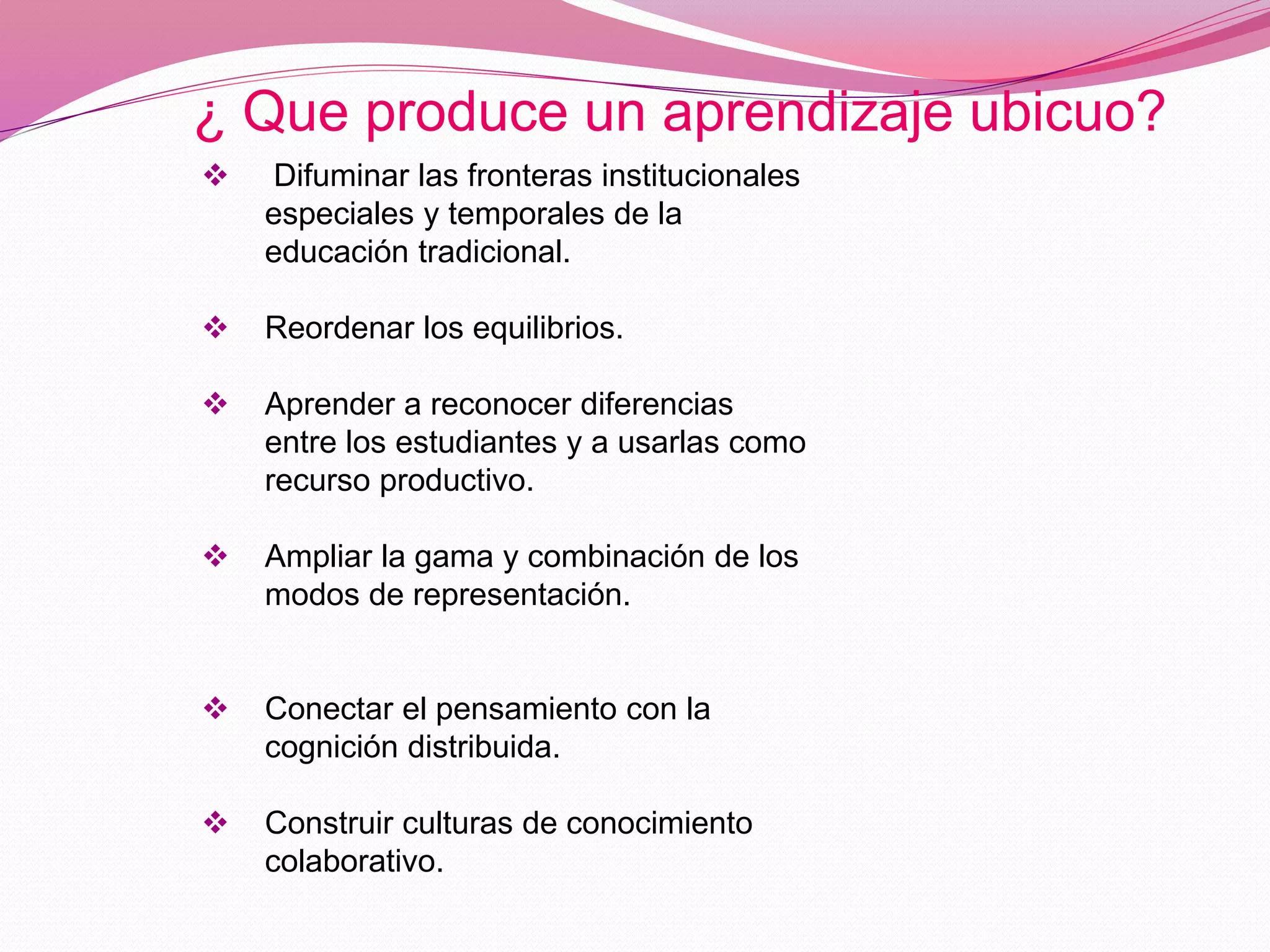 Aprendizaje ubicuo | PPT