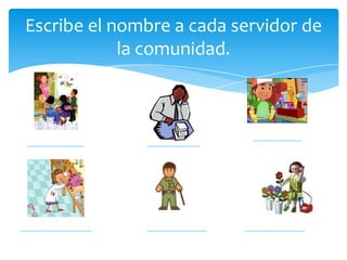 Servidores de la comunidad | PPTX