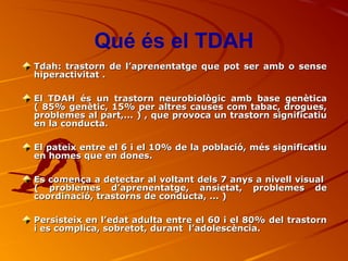 TDAH i ESPORT: tot un repte | PPT