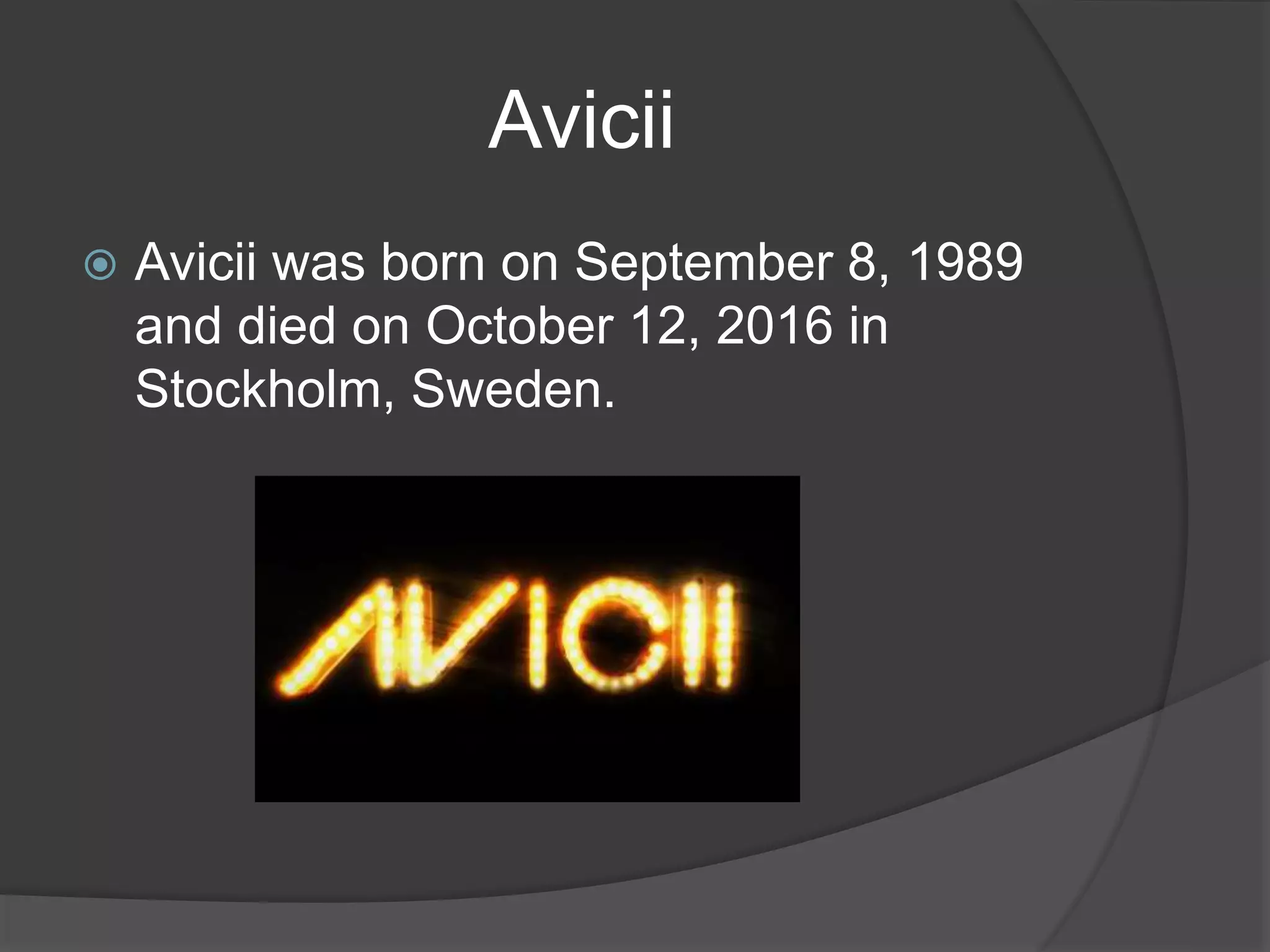 Avicii | PPTX
