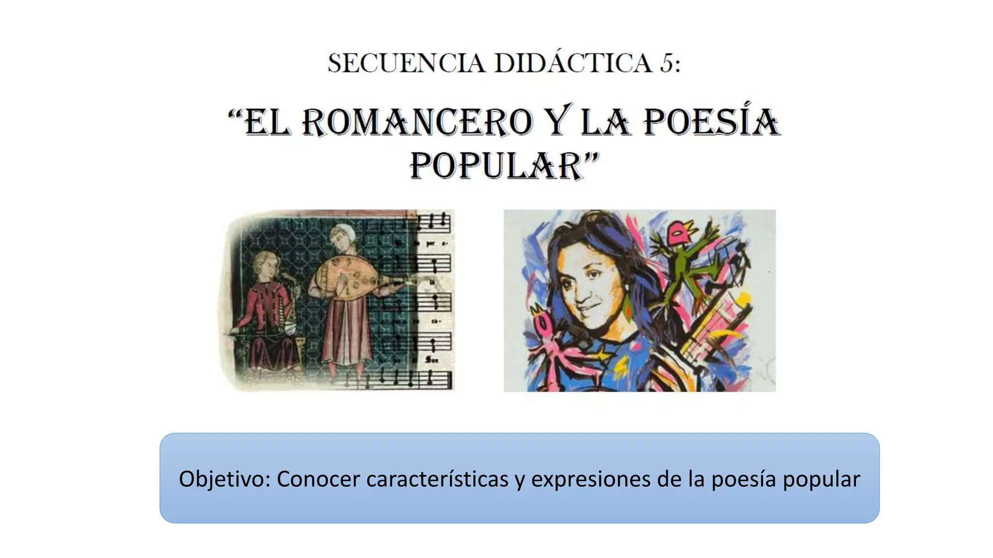 poesía popular | PPT