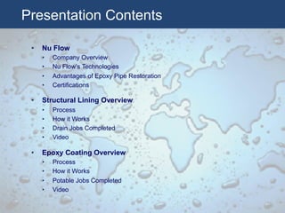 Nu flow sales presentation | PDF