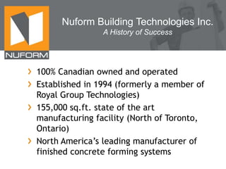 Nuform social housing | PPT | Construction Industry | Industries