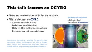 Preparing Fusion codes for Perlmutter - CGYRO | PDF | Computer Software ...
