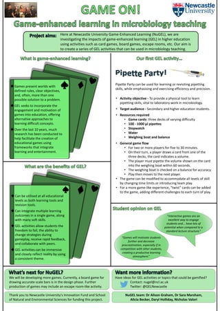 Game-enhanced learning in microbiology teaching | PDF