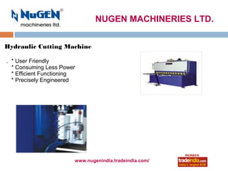 Nugen Machineries Ltd | PPT