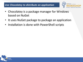 Distribute your code with NUget and build vNext | PPTX | Web Development | Internet