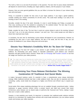 Make Your Message Go Viral with Nugget Global's Press Release ...