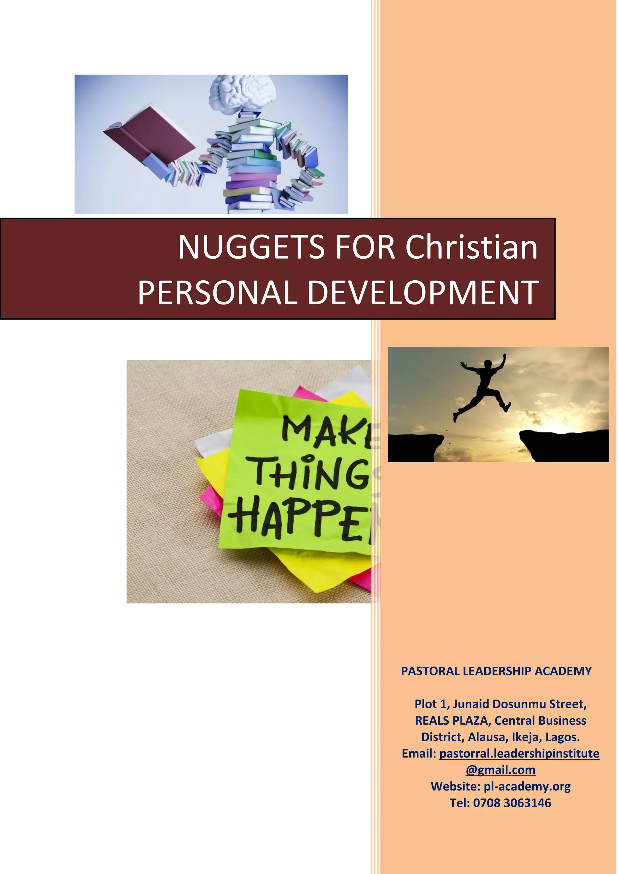 Nuggets on christian personal development | PDF